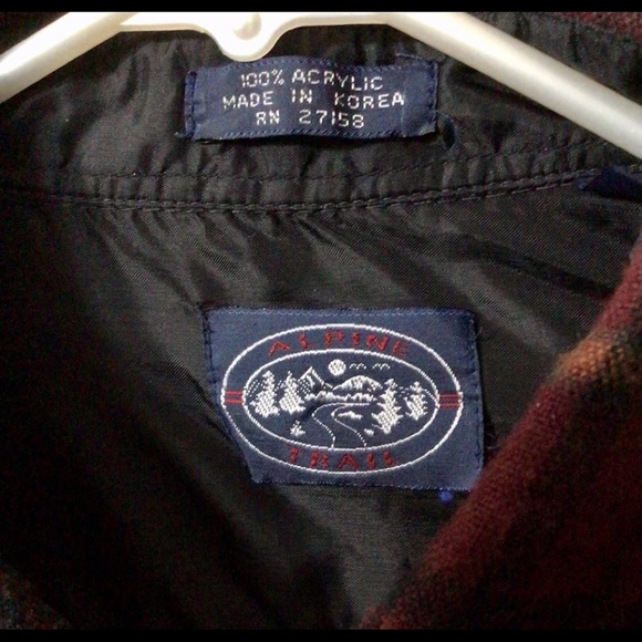 Alpine Trails | Shirts | Alpine Trail Flannel Shirt Redgold Plaid ...